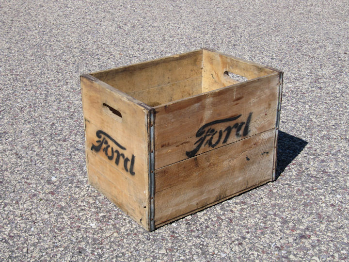 Wooden Ford Shipping Crates - The Ford Barn